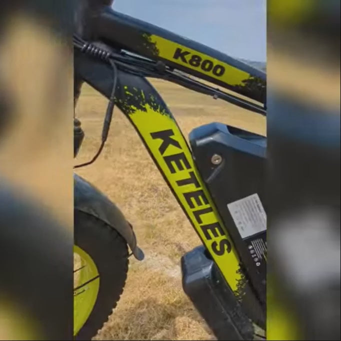 KETELES K800 1000W Electric Bike 26" x 4.0 Fat Tire Cruise Electric Bi – KETELES EBIKES